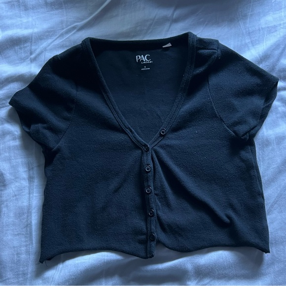 PacSun | Tops | Pacsun Button Crop Top | Poshmark